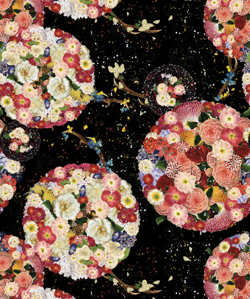Flower Bomb Statement Wallpaper • Bold & Bright • Milton & King AUS