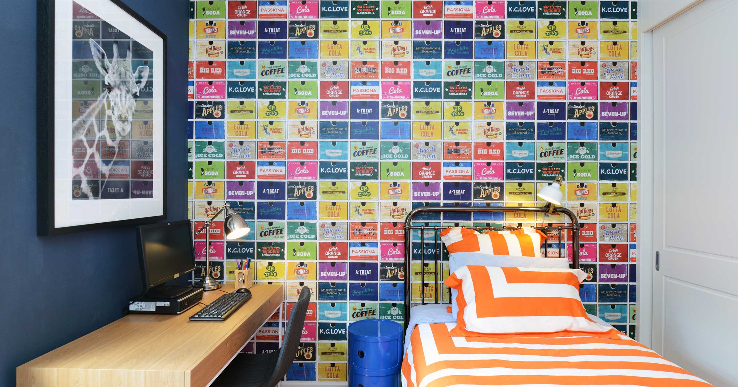 Assorted Wallpaper Australia • Bold Colourful Designs • Milton & King