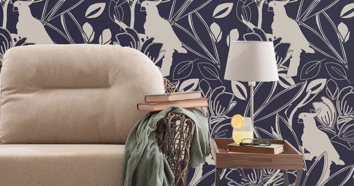 Lee & Allan • Sonya Romeo - Wallpaper Artist • Milton & King Australia