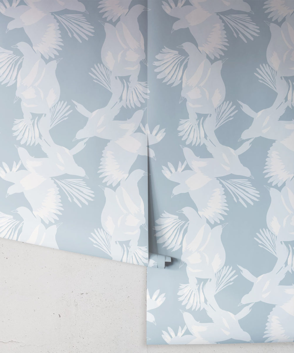 Magpie Wallpaper • Australian Bird Wallpaper • Milton & King UK