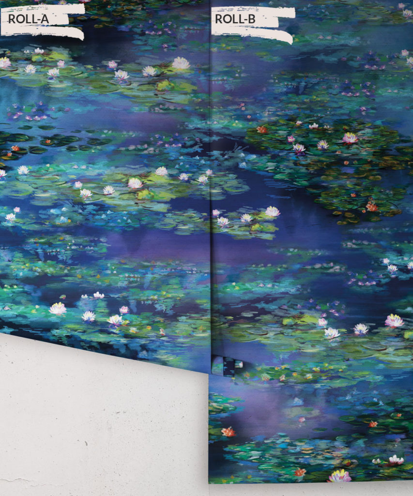 Water Lillies Wallpaper • Dreamy Colourful Wallpaper • Milton & King AU