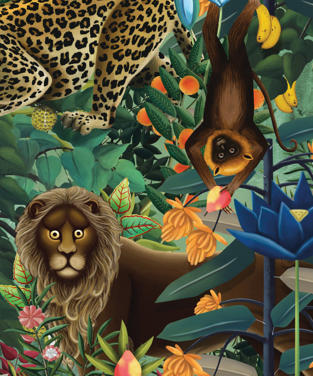 The Jungle Wallpaper • Wild Animal Wallpaper • Milton & King AU