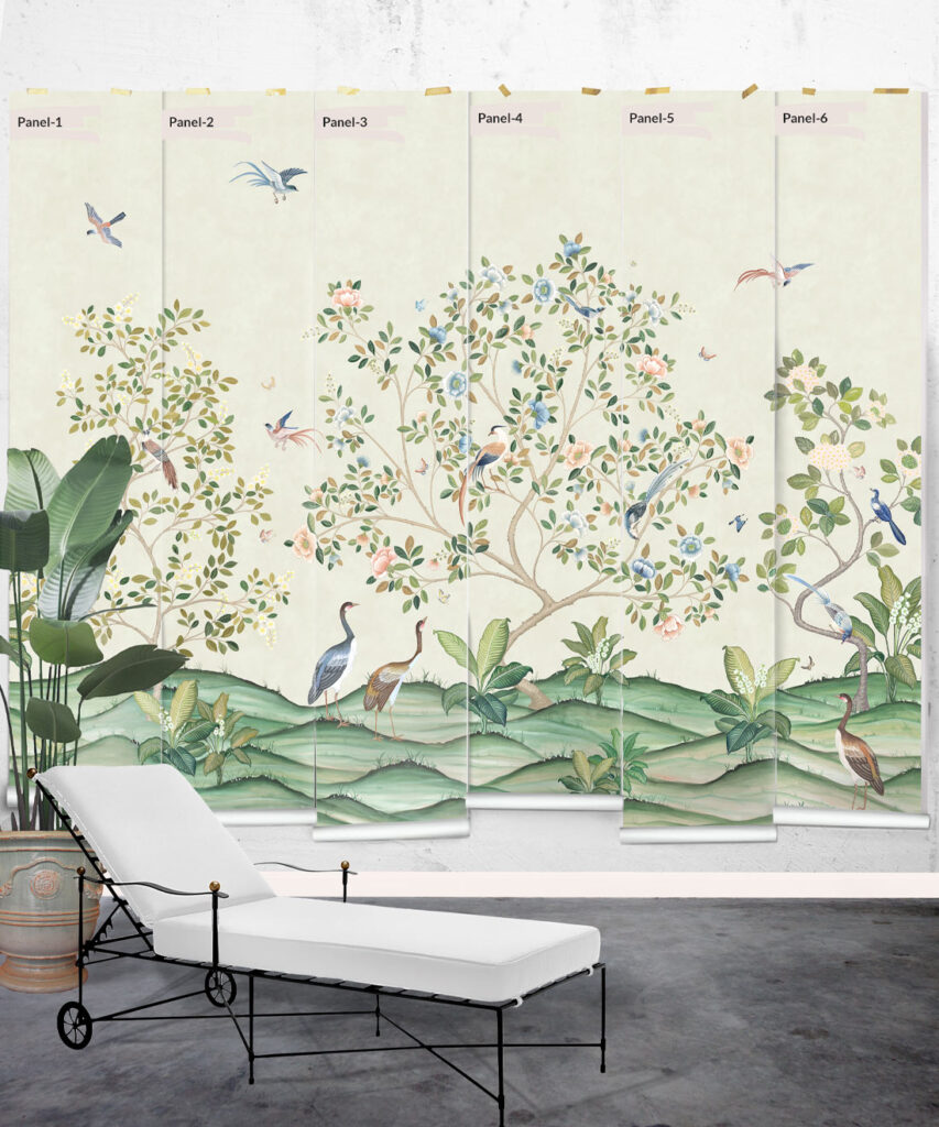 Spring Landscape Mural • Botanical Mural • Milton & King Australia