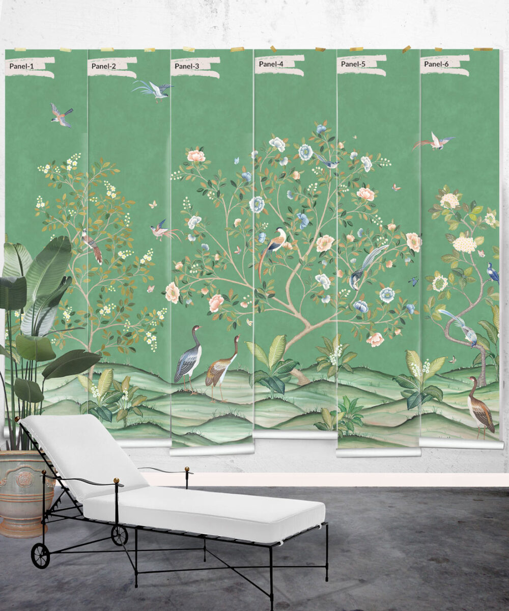 Spring Landscape Mural • Botanical Mural • Milton & King Australia