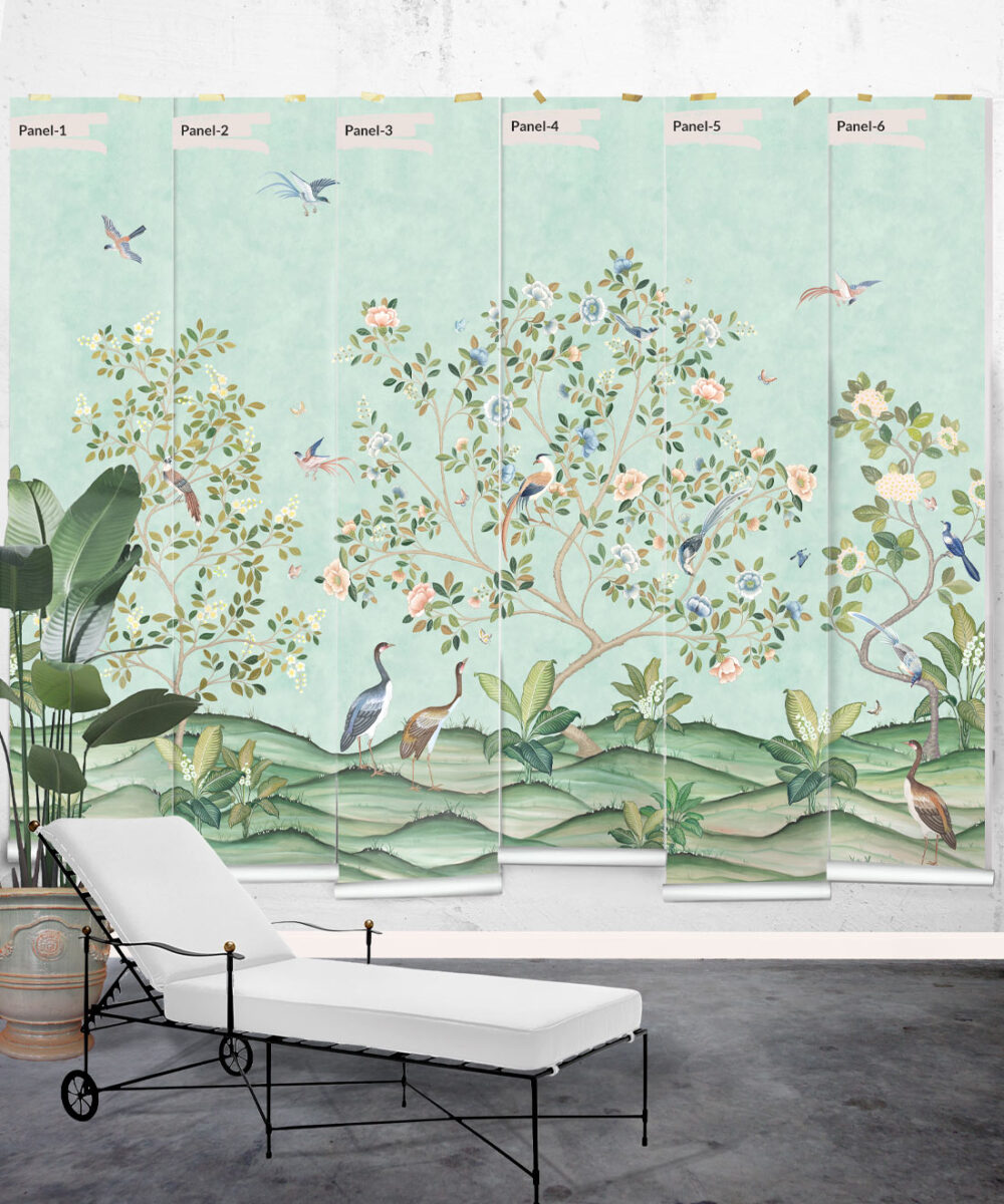 Spring Landscape Mural • Botanical Mural • Milton & King Australia