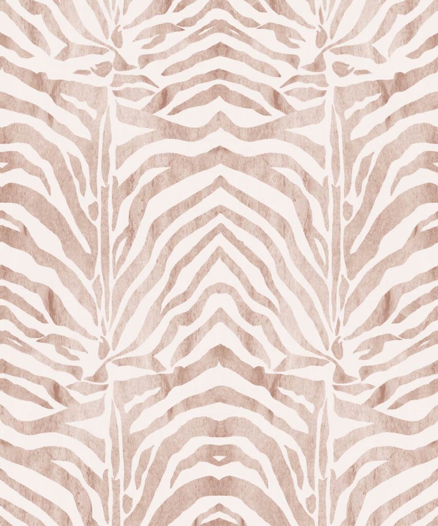 Zebra Wallpaper • Animal Print • Milton & King AU