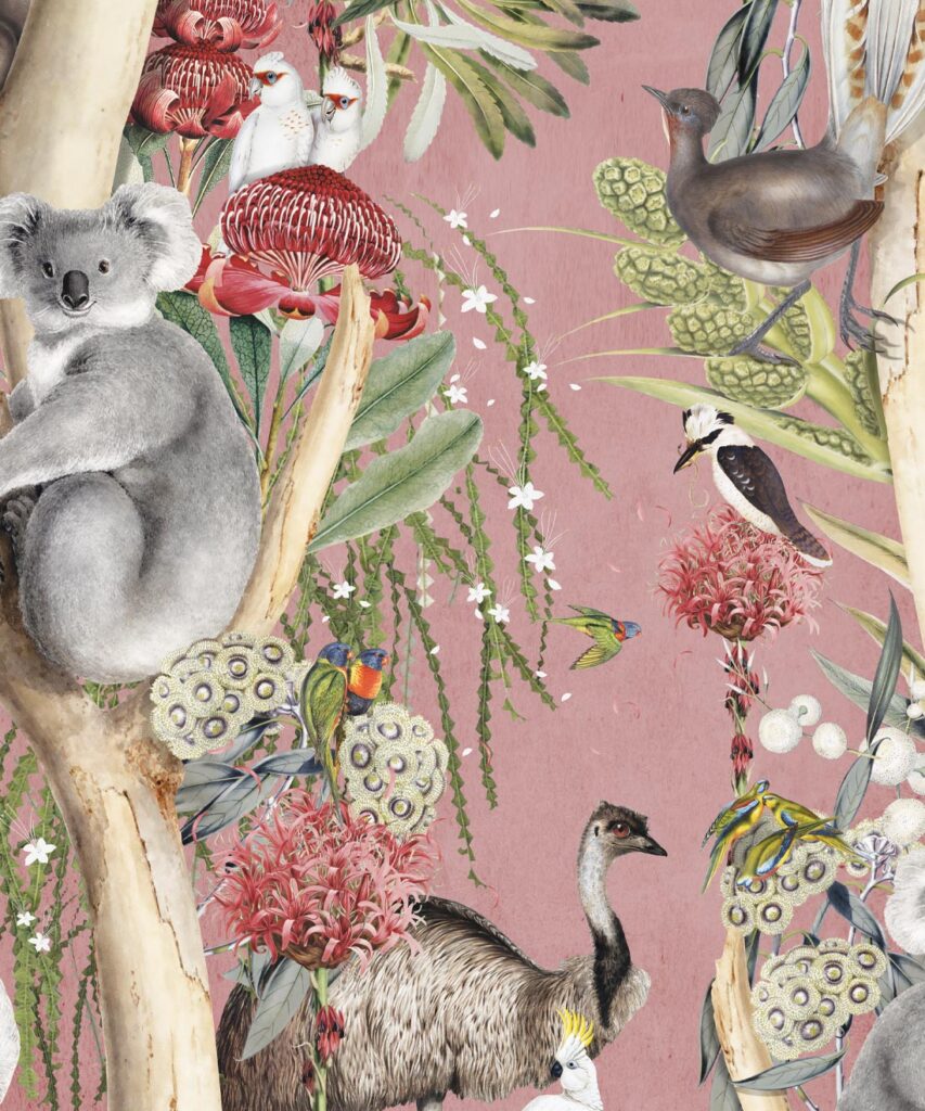 Dreamtime Wallpaper • Australian Bush Wallpaper • Milton & King Australia