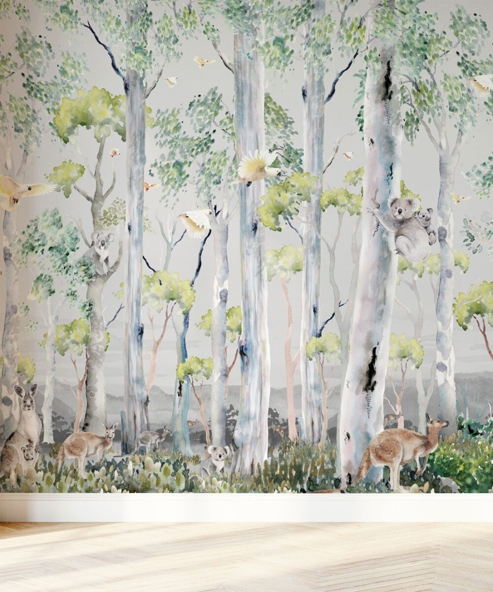 Native Bushlands Mural • Australian Landscape • Milton & King AU