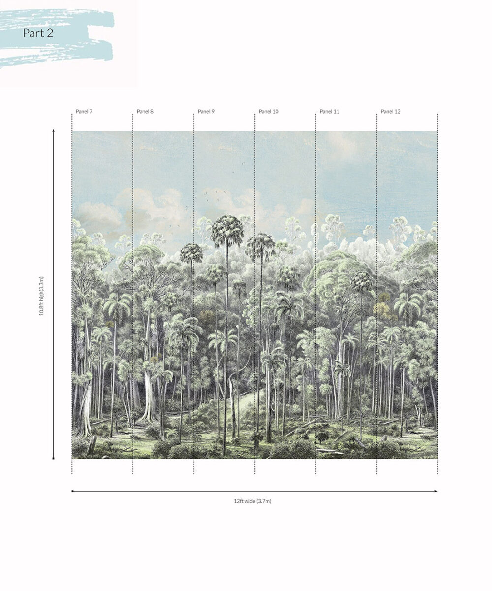 Kimberley Mural • Australian Forest Landscape • Milton & King AU