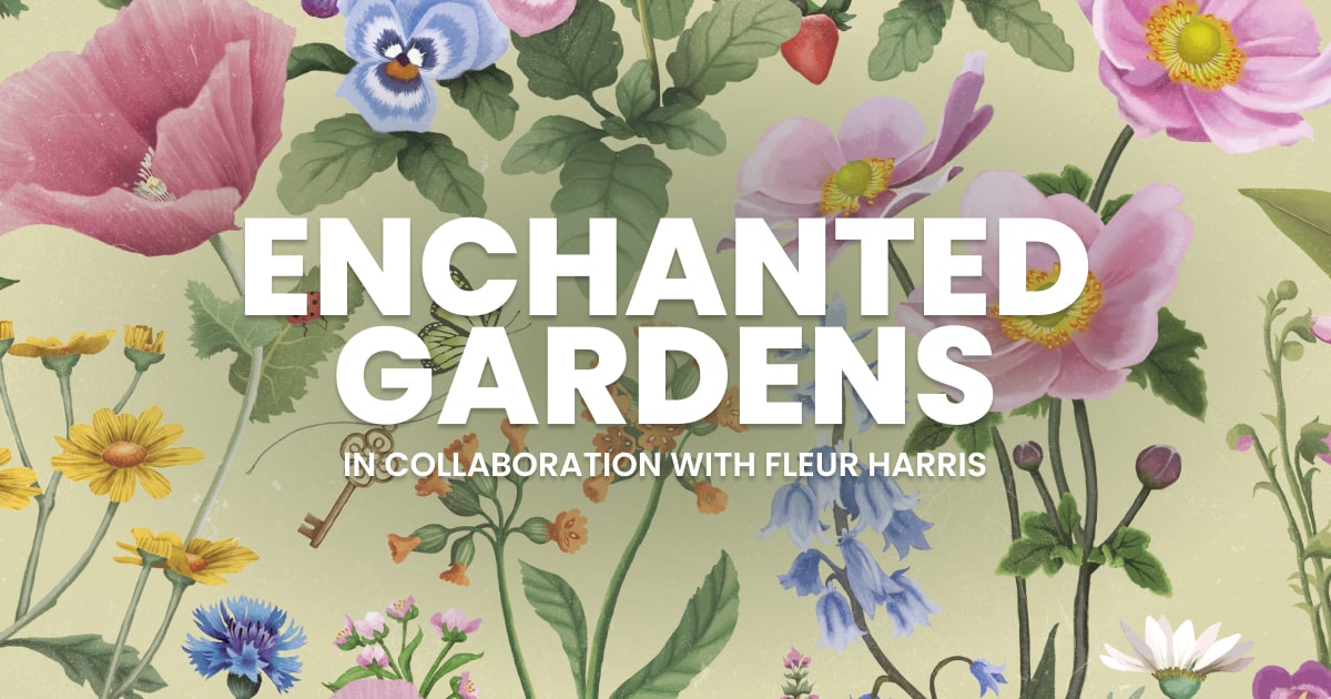 Fleur Harris: Enchanted Gardens Wallpaper Collection • Milton & King ...