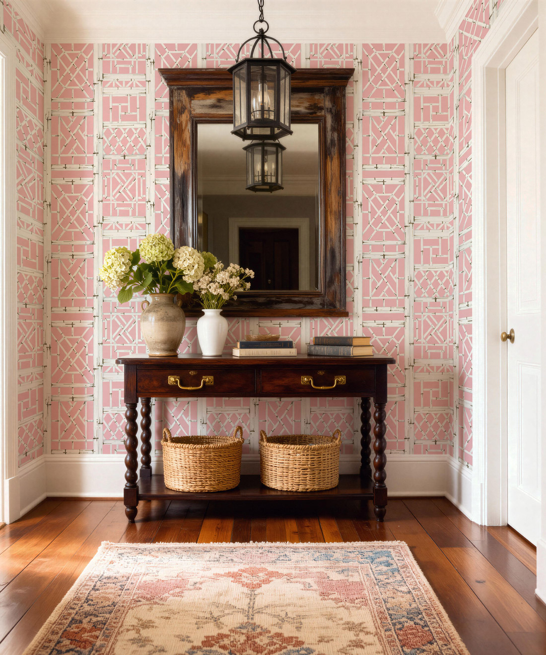 Briland Decorative Textile Wallpaper • Large Scale Bamboo Trellis ...