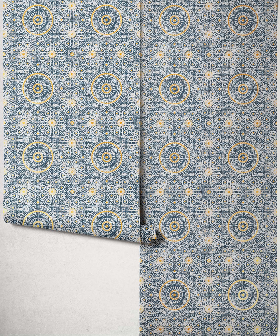 Abu Dhabi Metallic Wallpaper • Classic Floral • Milton & King