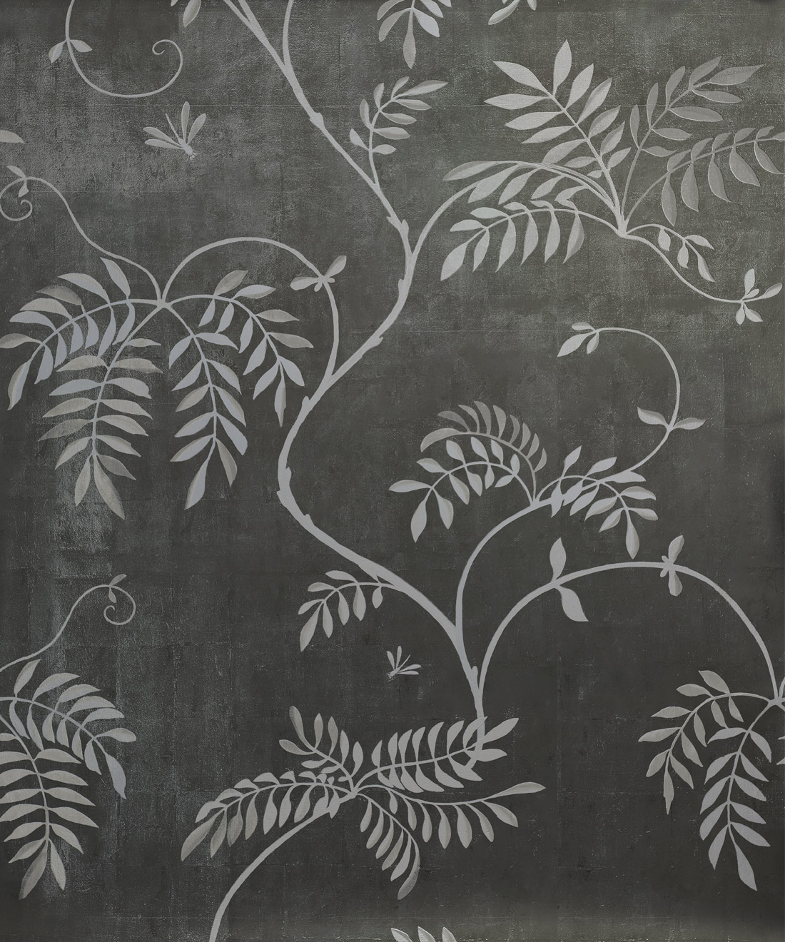 Wisteria Vine Metallic Wallpaper • Chinoiserie • Milton & King