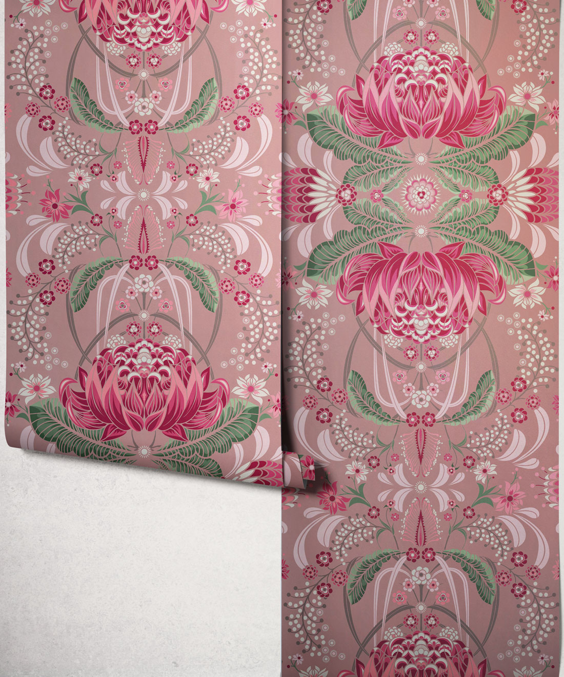 Bush Beauty Metallic Wallpaper • Australian Floral • Milton & King